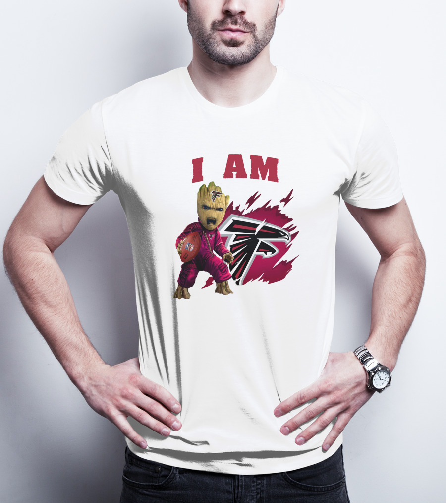 I Am Groot Atlanta Falcons Football Team Fan T-Shirt