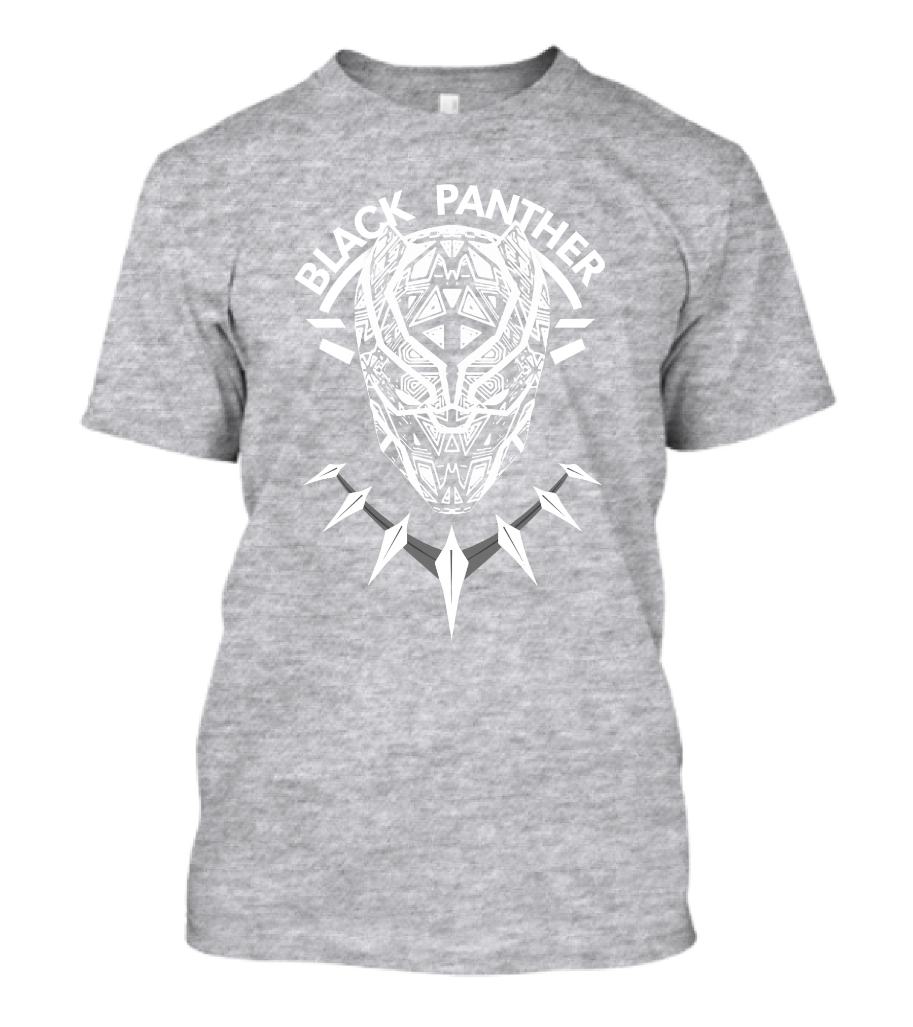 Black Panther Wakanda Tribal Mask Necklace T-Shirt