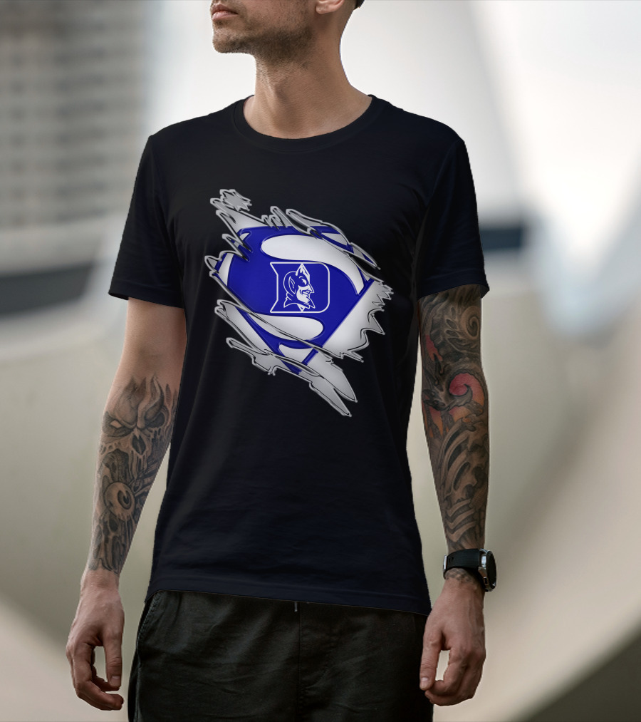 Duke Blue Devils Superman Icon T-Shirt