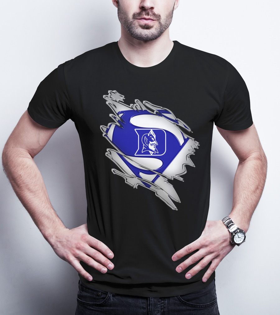 Duke Blue Devils Superman Icon T-Shirt