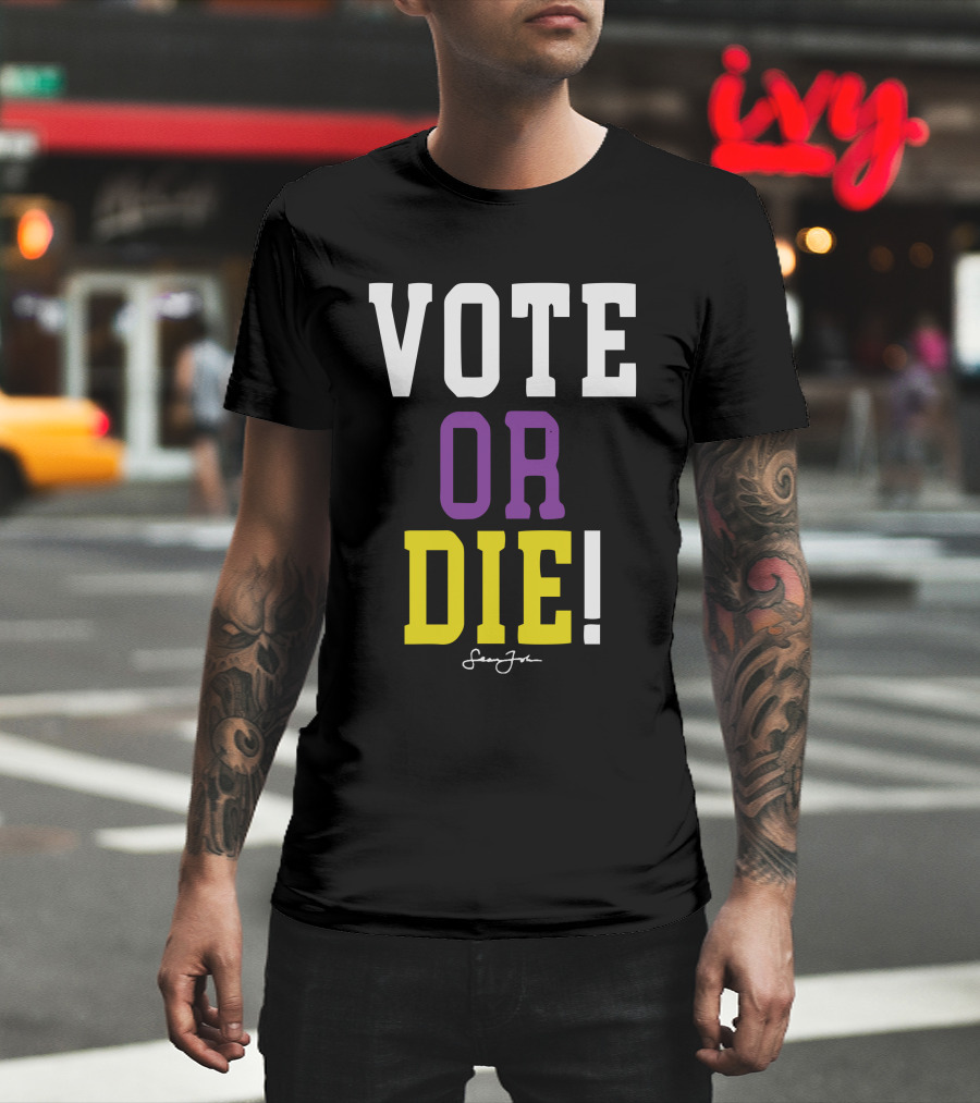 Vote Or Die Lebron James Signature T-Shirt