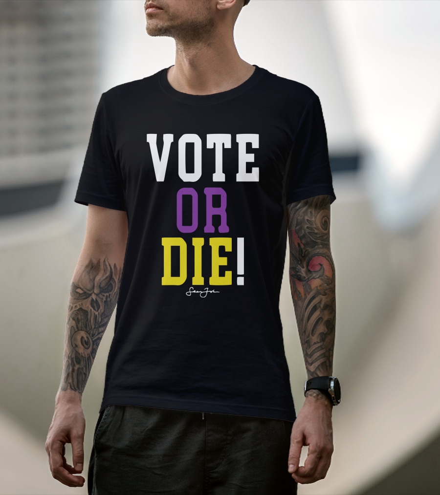 Vote Or Die Lebron James Signature T-Shirt