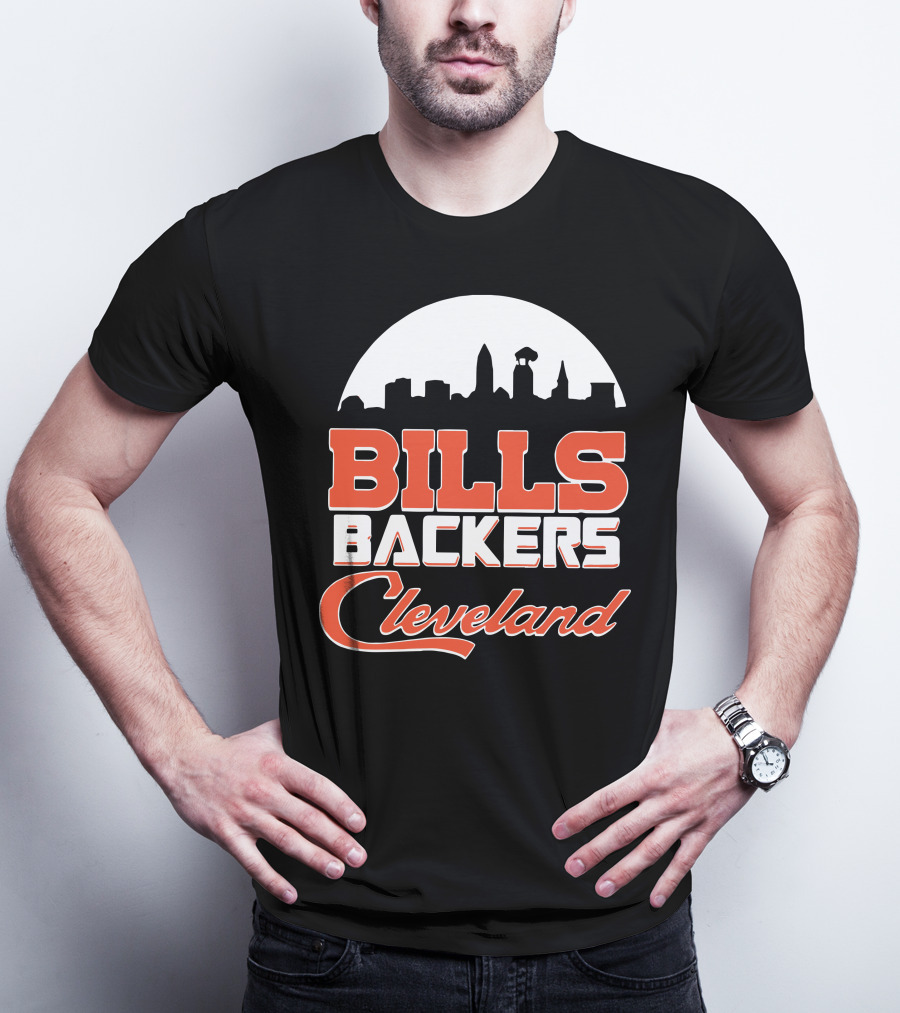 Bills Backers Cleveland Skyline T-Shirt