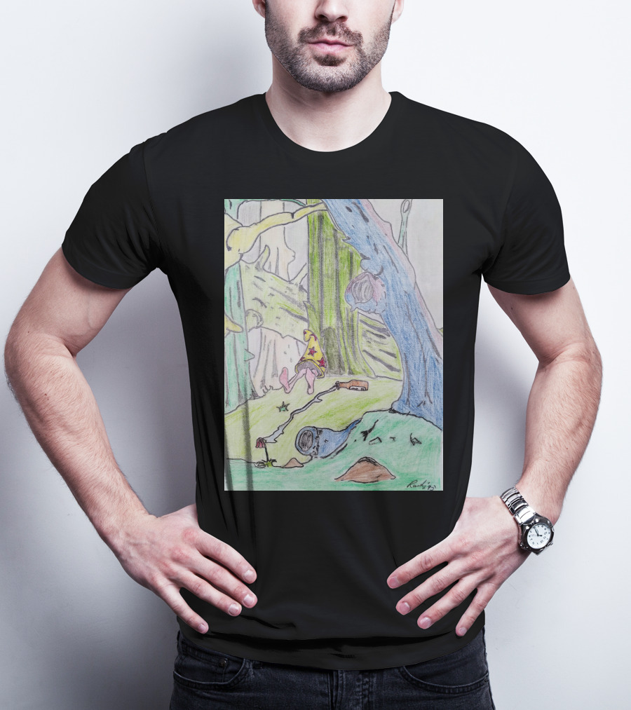 The Colored Forest Mysterious Path In Enchanted Woods T-Shirt