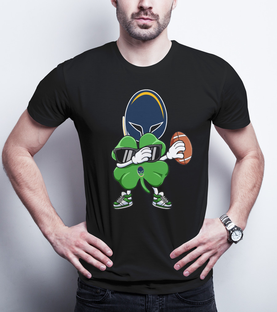 Worcester Warriors Football Shamrock Icon With Rugby Ball And Sunglasses T-Shirt