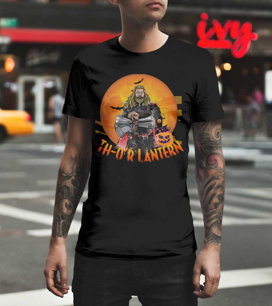 Th-o R Lantern Halloween Thor Illustration TL1409 T-Shirt