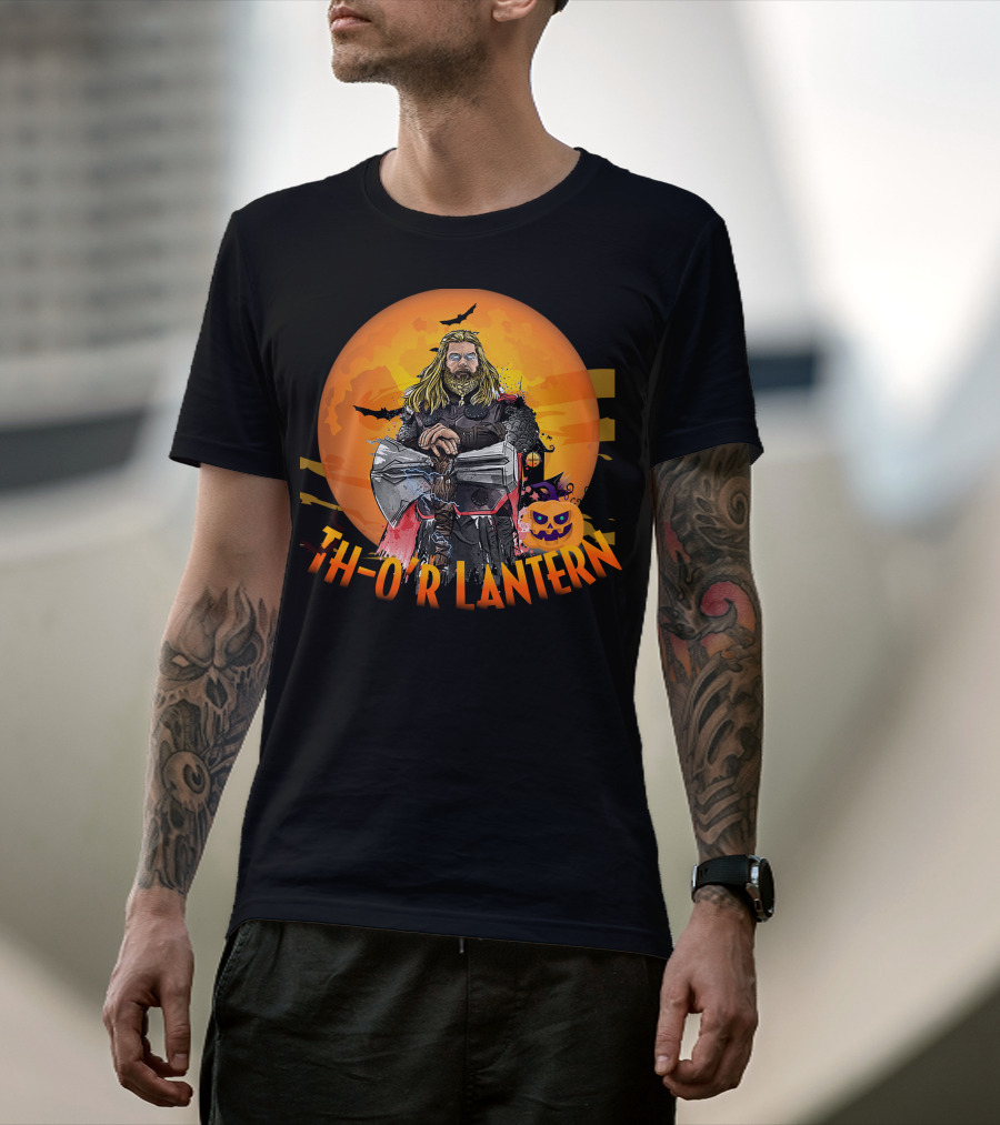 Th-o R Lantern Halloween Thor Illustration TL1409 T-Shirt