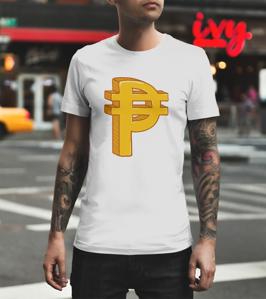 Peso Currency Symbol Philippines Gold T-Shirt