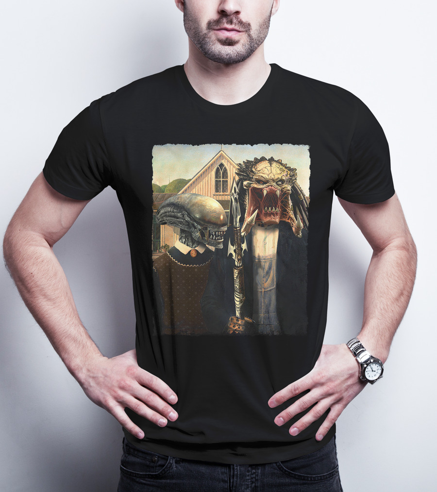 Aliens Predator Gothic T-Shirt
