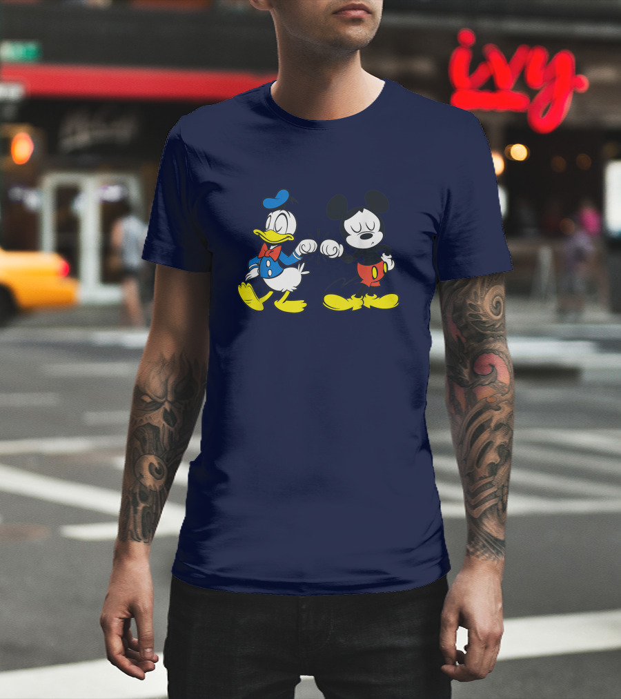 Disney Mickey Mouse Donald Duck Best Friends Forever Classic Icons T-Shirt