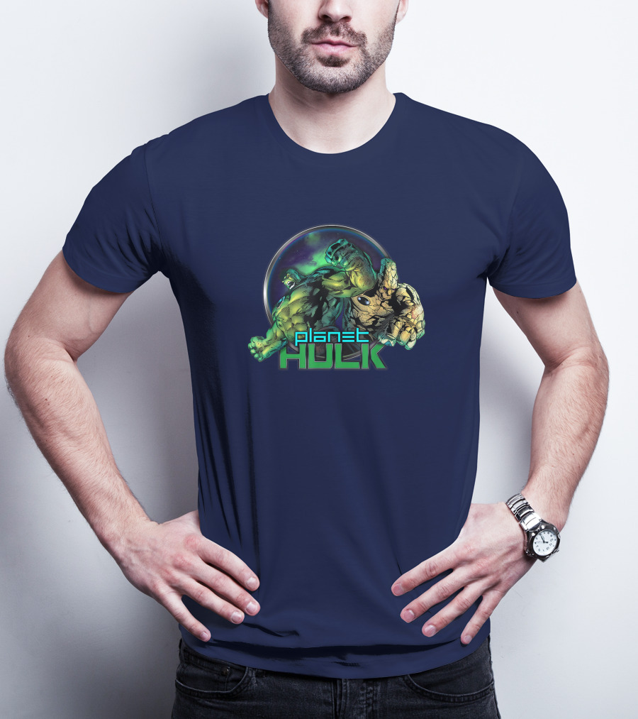 Marvel Planet Hulk And Korg Dynamic Duo Universe Crossover T-Shirt
