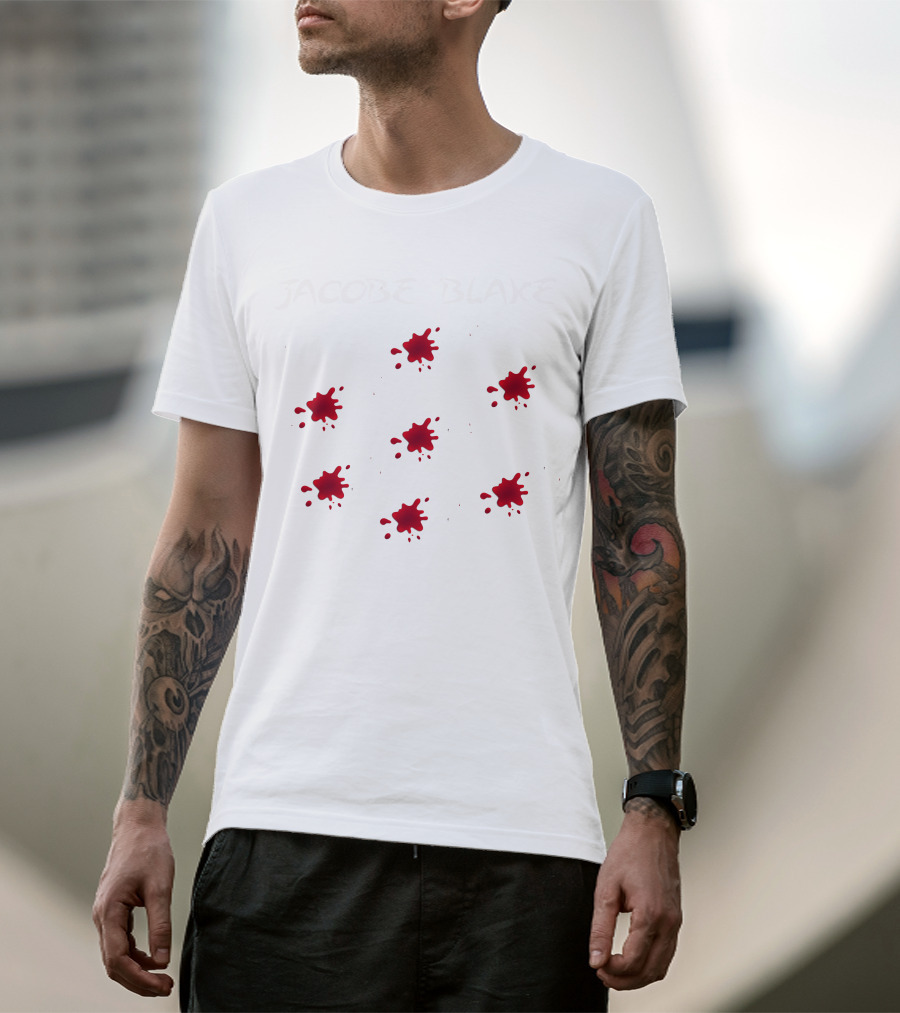 WNBA Jacob Blake Red Bullet Holes T-Shirt