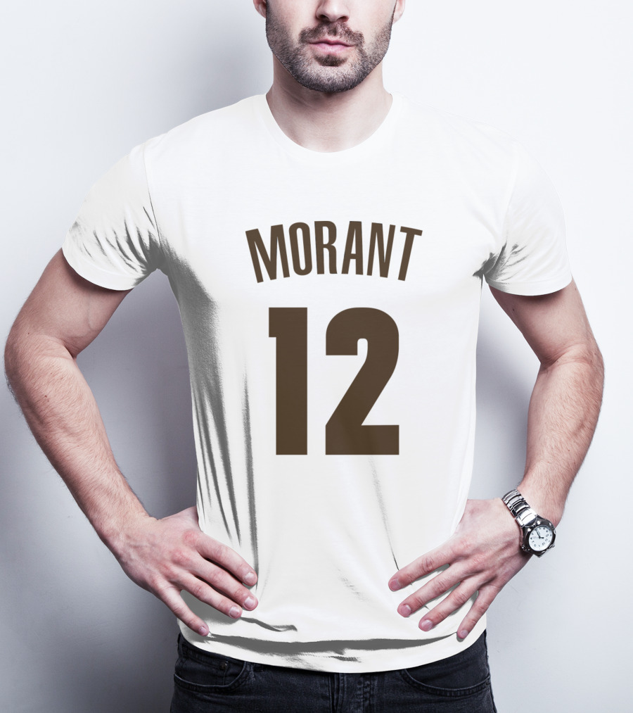 Morant 12 Basketball Jersey T-Shirt