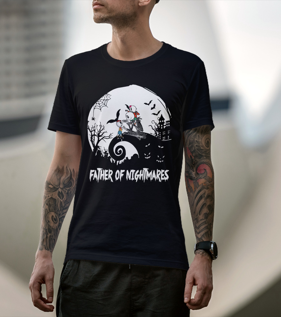 Father Of Nightmares Halloween Comedy T-Shirt