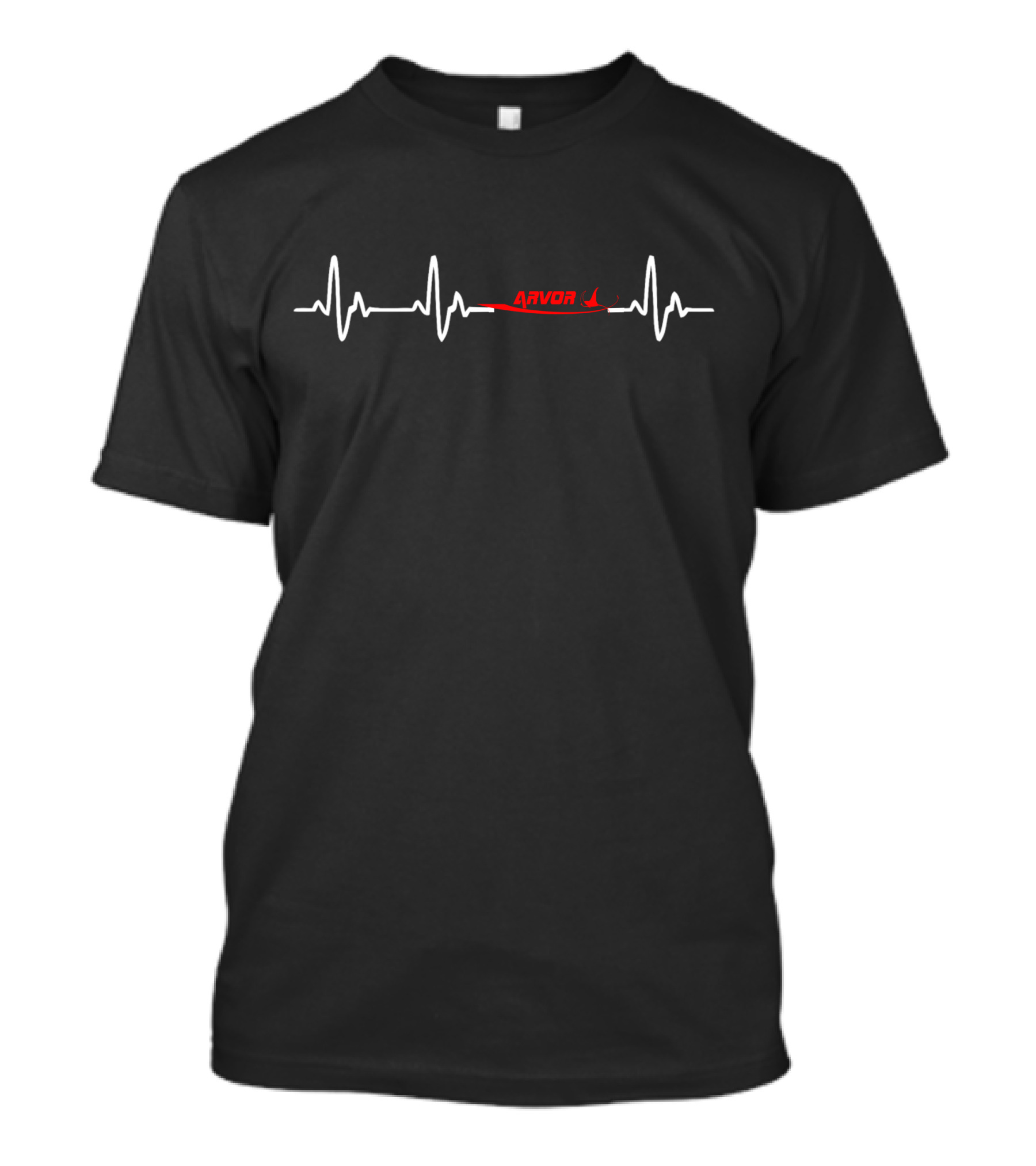 Arvor Red Heartbeat Line T-Shirt
