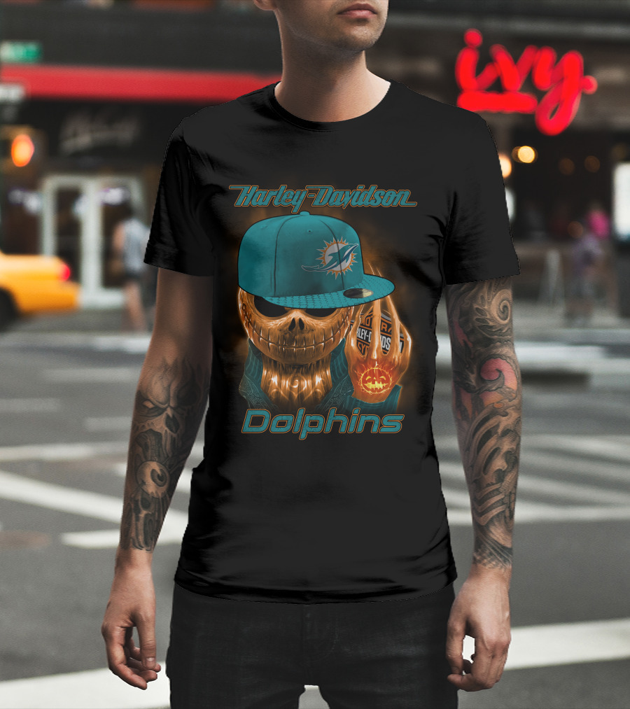 Harley Davidson Miami Dolphins T-Shirt