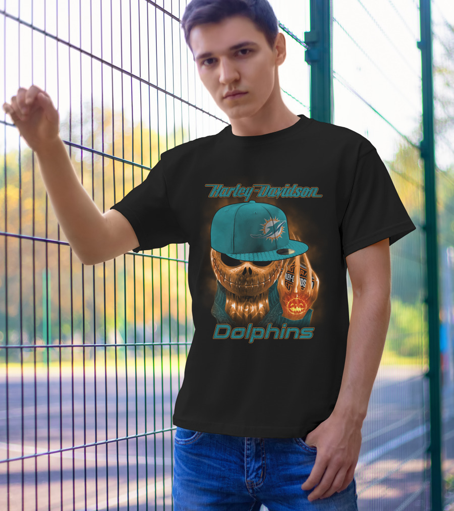 Harley Davidson Miami Dolphins T-Shirt