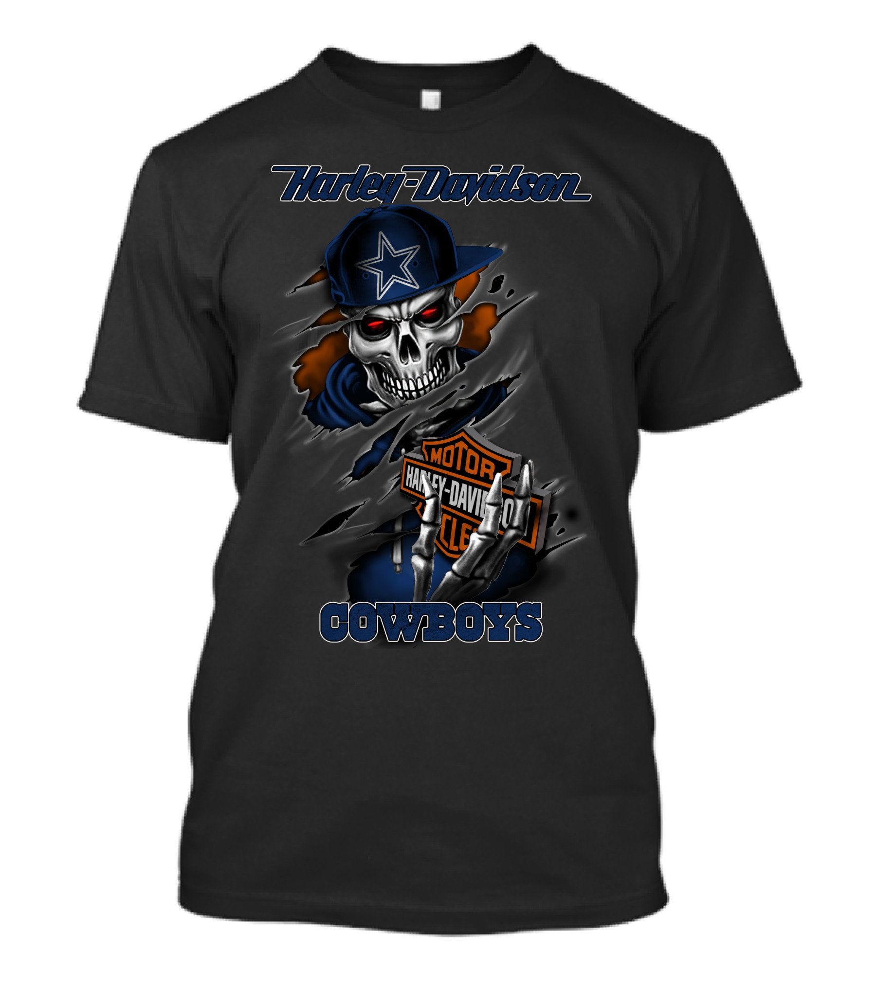 Harley Davidson Motor Harley Davidson Cycles Cowboys T-Shirt