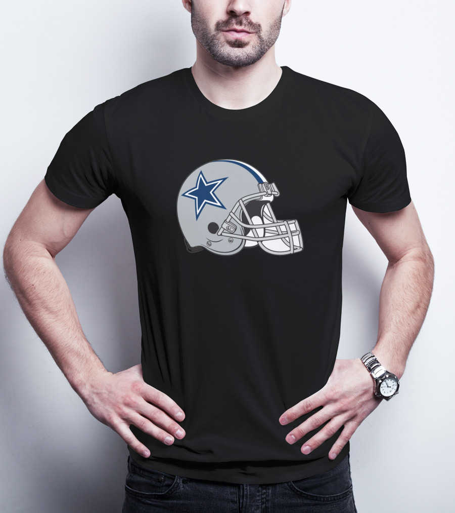 Dallas Cowboys Helmet Star T-Shirt