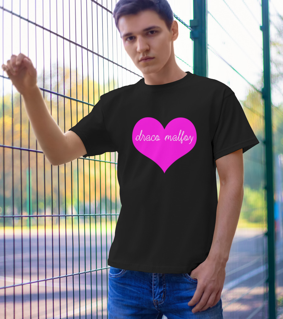 Draco Malfoy Heart Big Fun T-Shirt