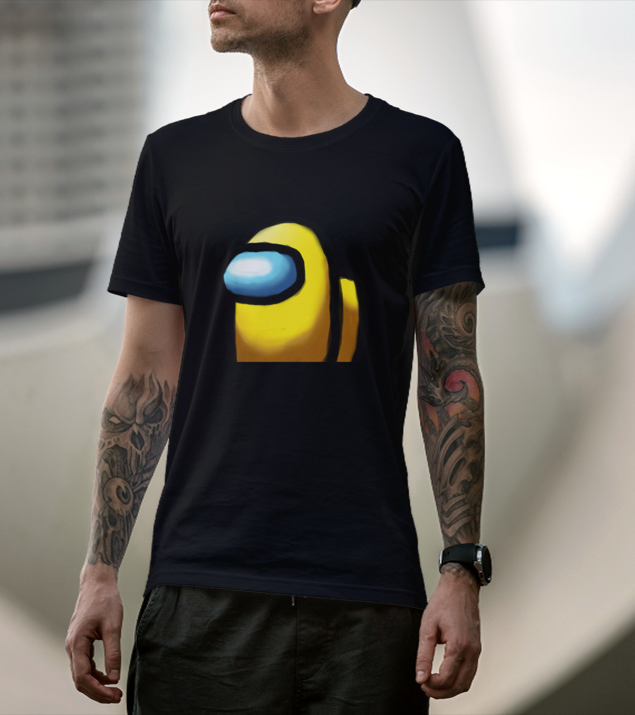 Among Us Yellow Crewmate Character T-Shirt