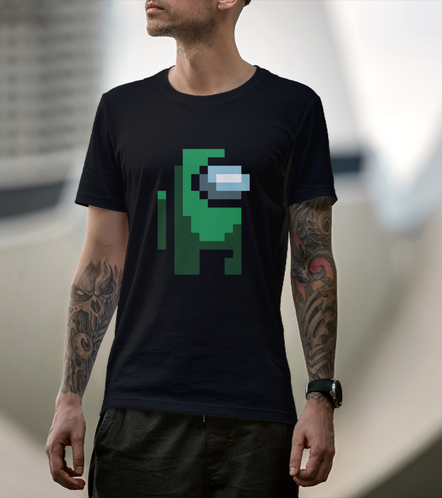Among Us Fortegreen Crewmate Pixel T-Shirt