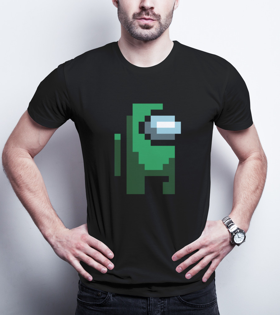 Among Us Fortegreen Crewmate Pixel T-Shirt