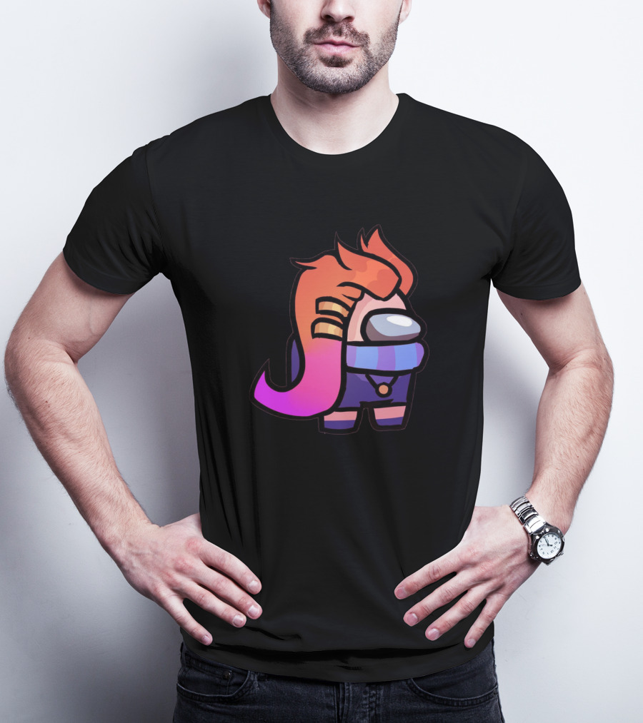 Among Us Character With Zoe Hairstyle From League Of Legends T-Shirt