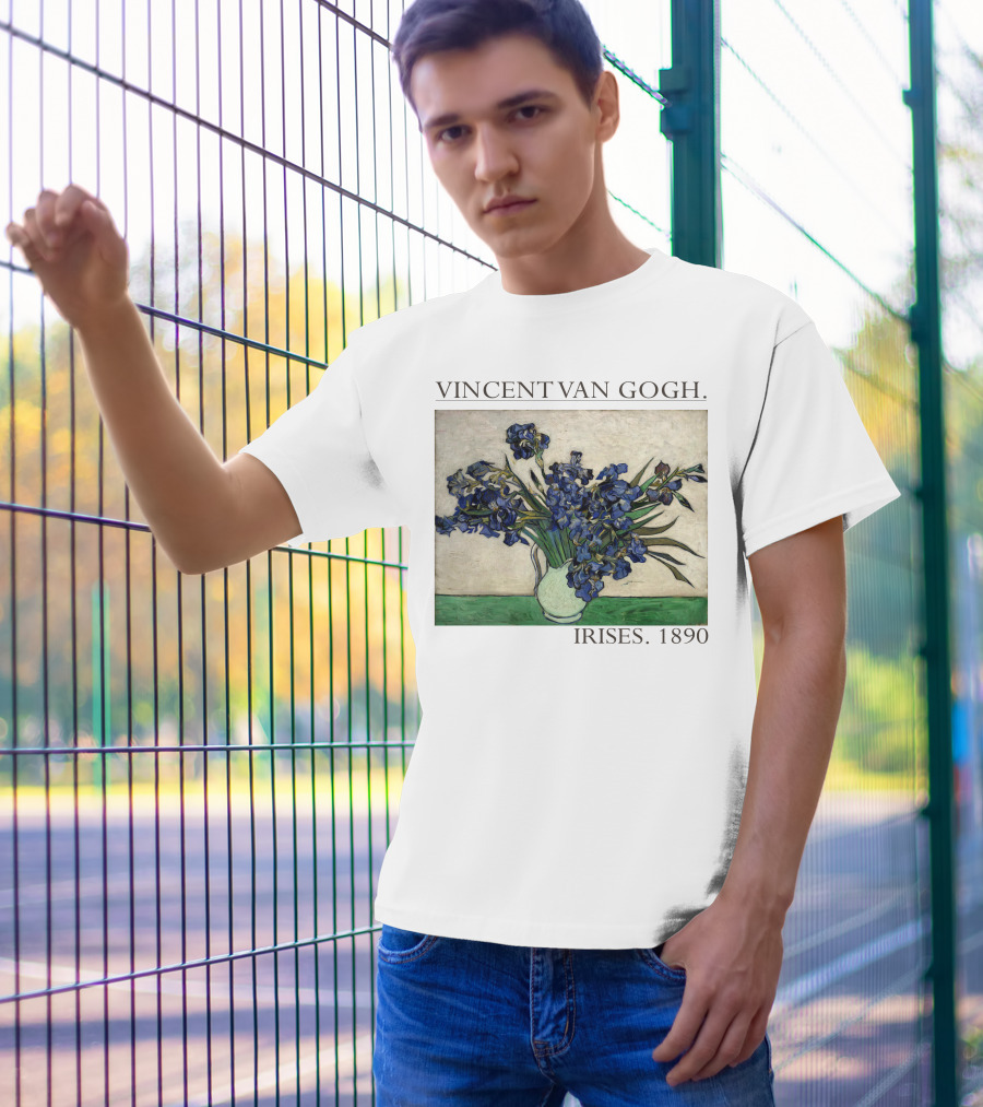 VINCENT VAN GOGH IRISES 1890 T-Shirt