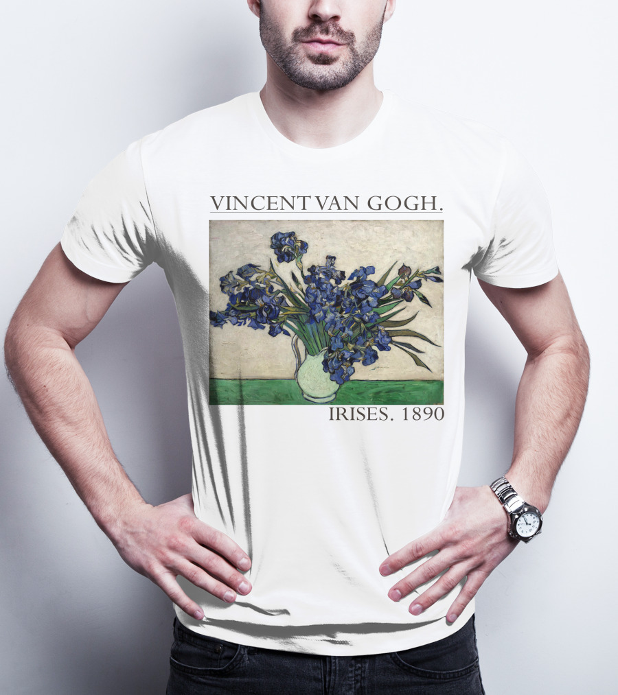 VINCENT VAN GOGH IRISES 1890 T-Shirt