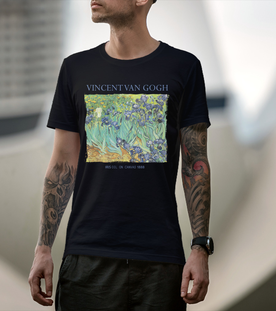Vincent Van Gogh Iris Oil On Canvas 1888 T-Shirt