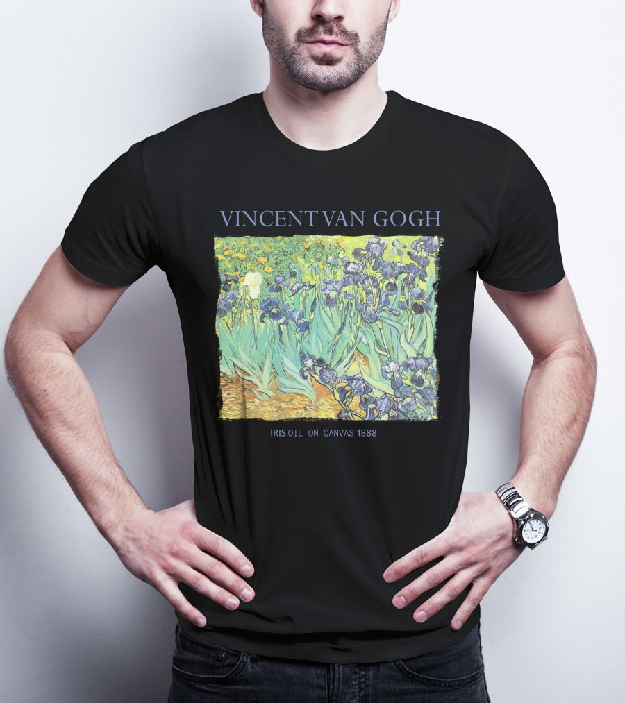 Vincent Van Gogh Iris Oil On Canvas 1888 T-Shirt