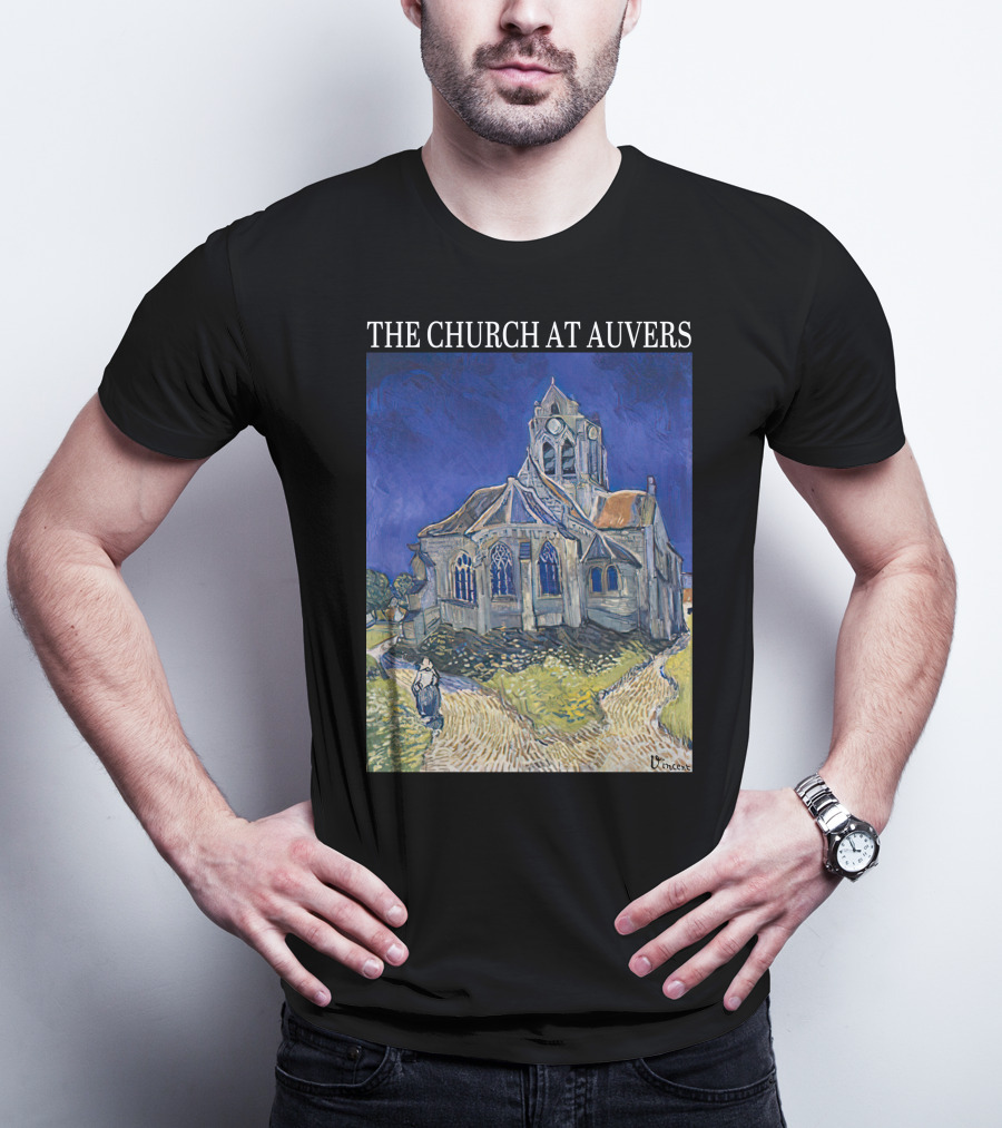 Van Gogh The Church At Auvers Painting By Vincent Van Gogh T-Shirt