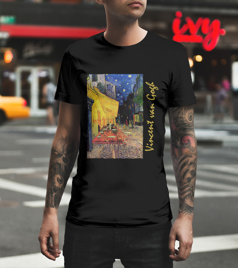 Vincent Van Gogh Café Terrace At Night T-Shirt