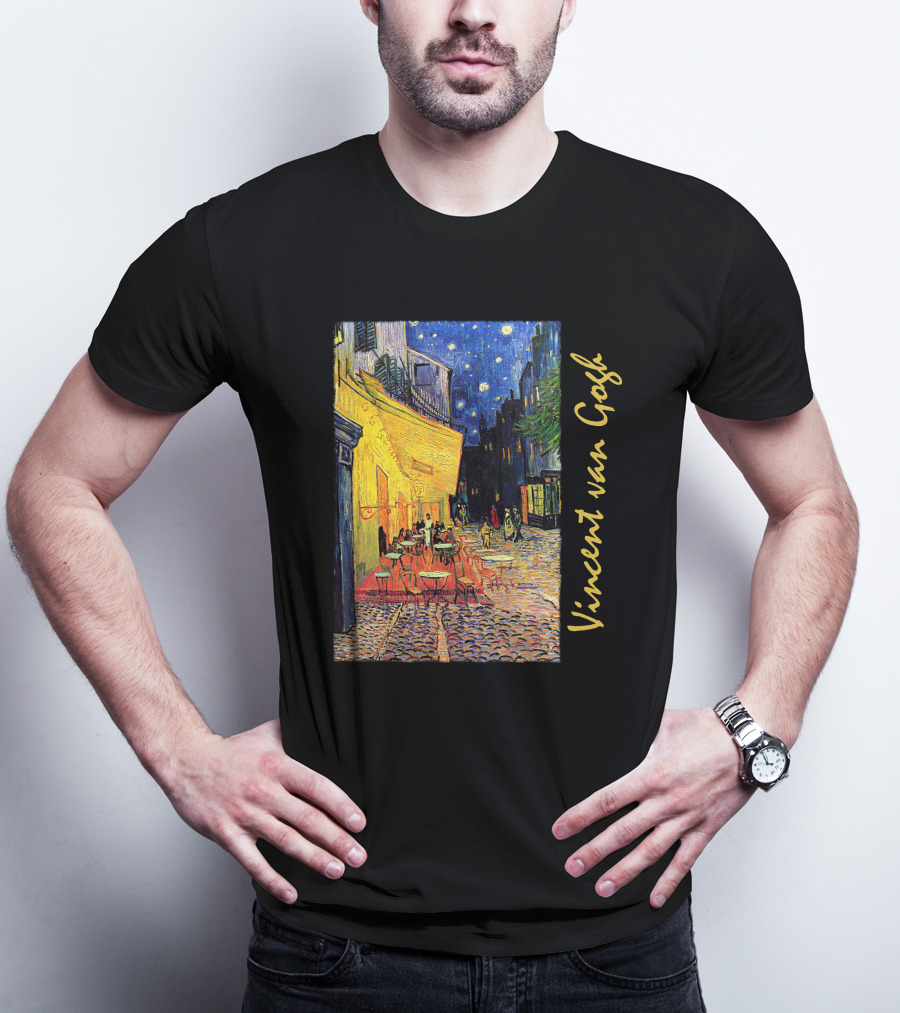 Vincent Van Gogh Café Terrace At Night T-Shirt