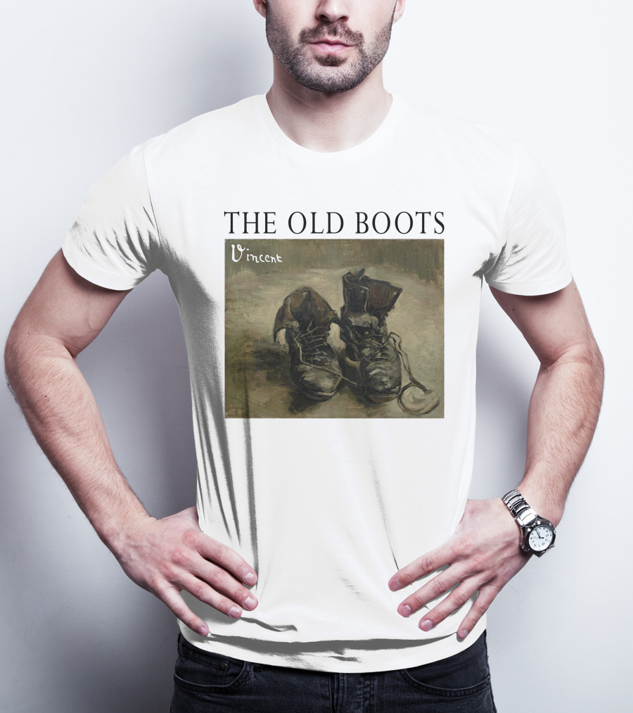 The Old Boots Vincent Van Gogh Painting Vintage T-Shirt