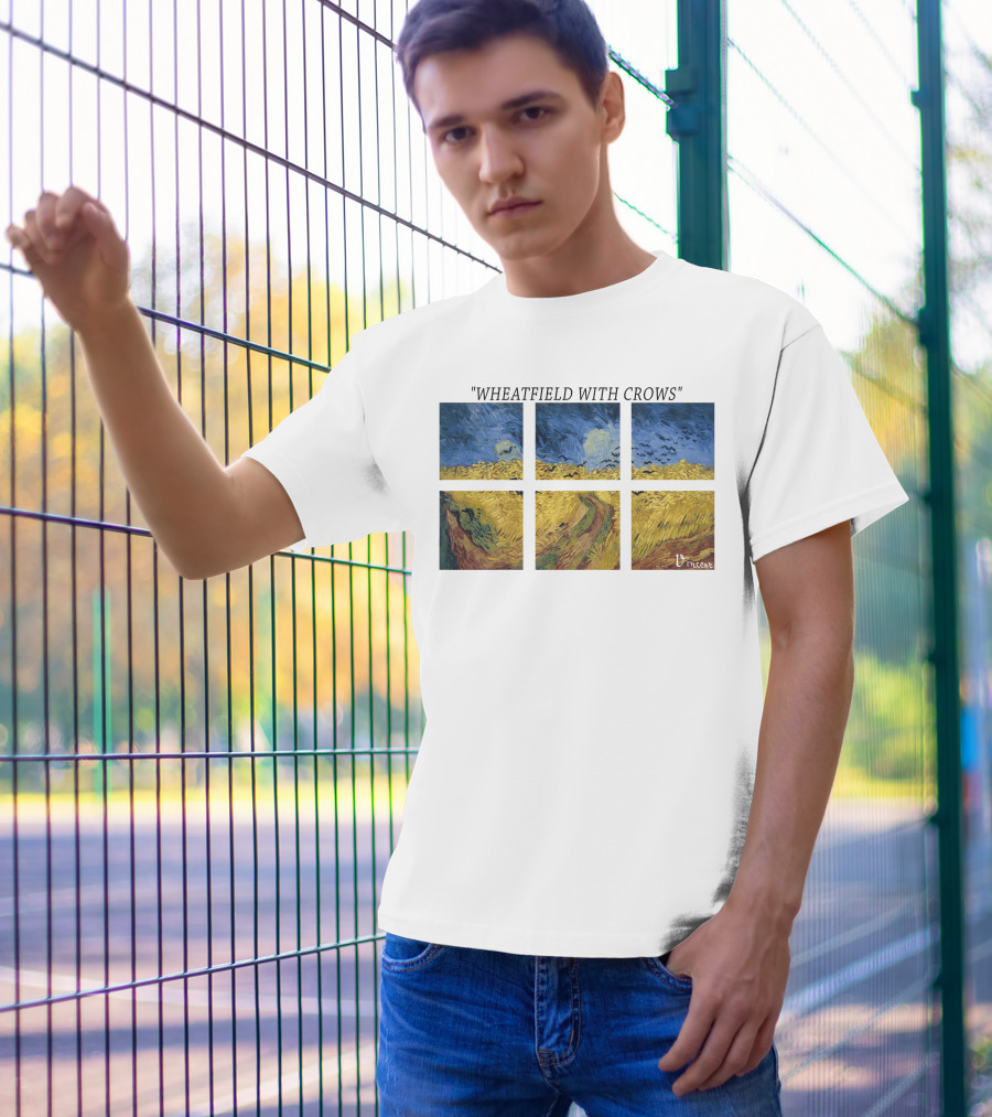 Vincent Van Gogh Wheatfield With Crows Vincent T-Shirt