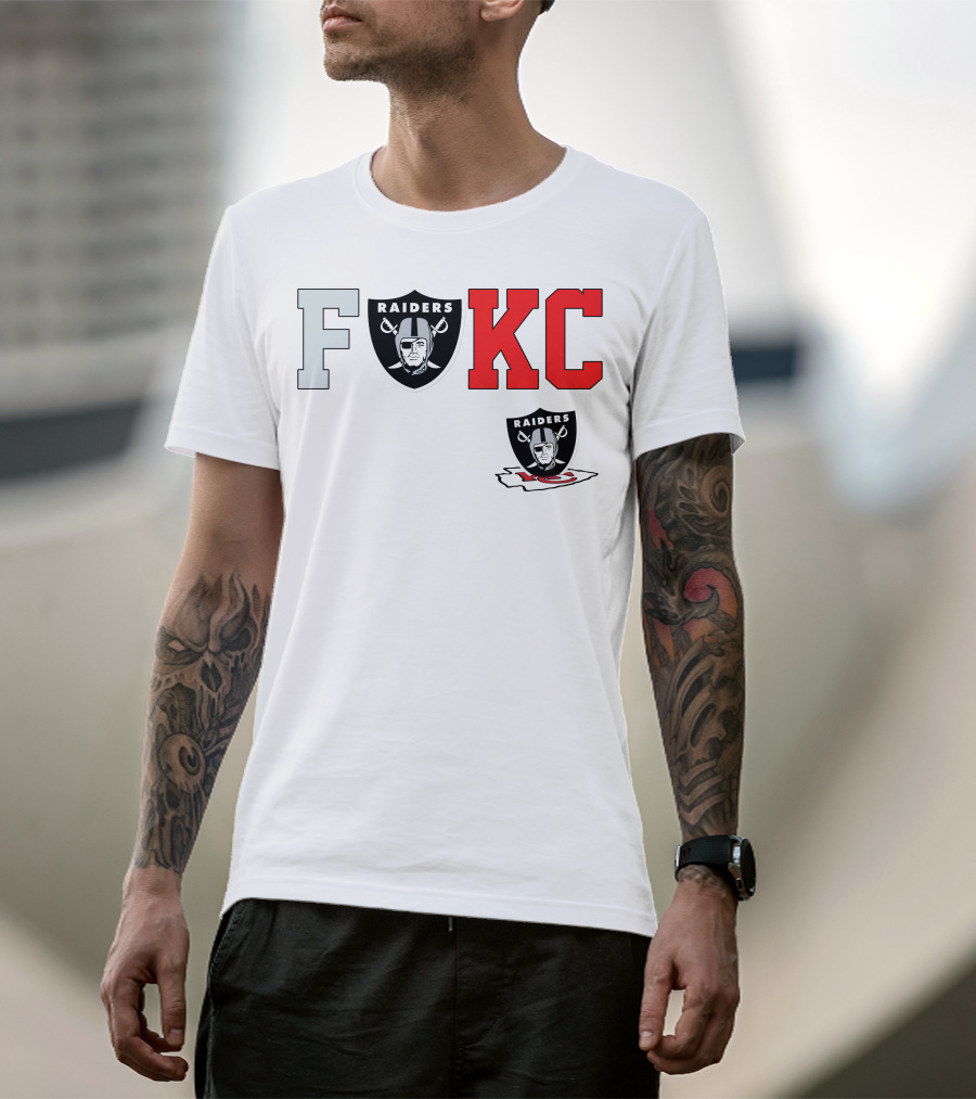 F Raiders KC Chiefs T-Shirt