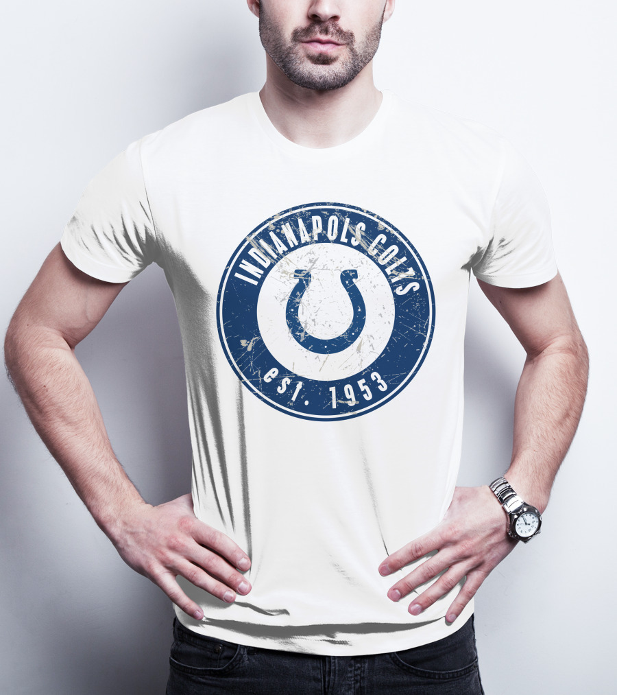 Indianapolis Colts Est. 1953 Vintage Horseshoe T-Shirt