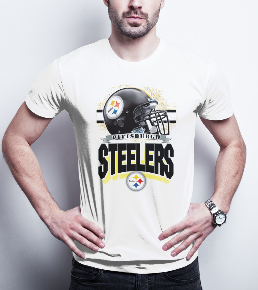 Pittsburgh Steelers Football Helmet Team T-Shirt