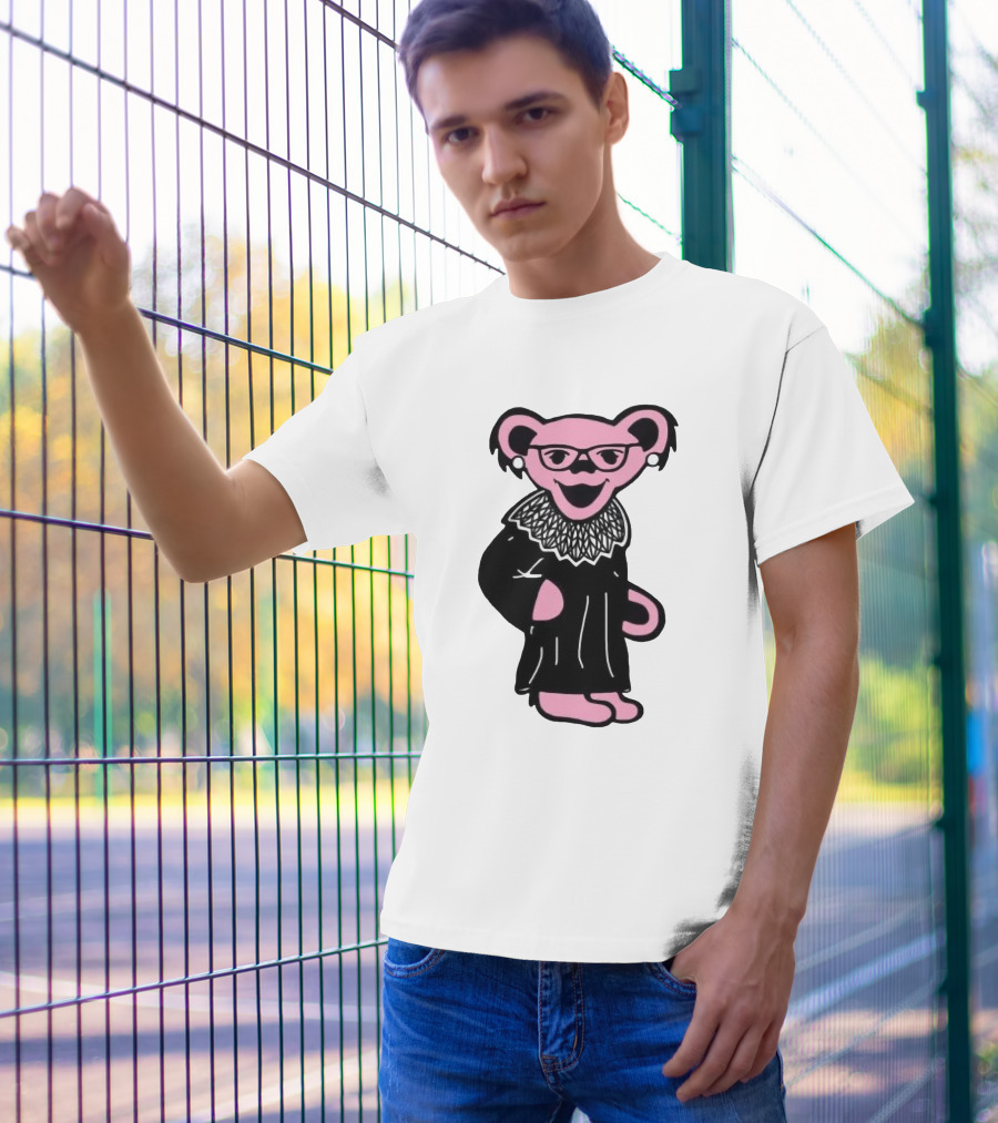 Ruth Bader Ginsburg Grateful Dead Bear T-Shirt