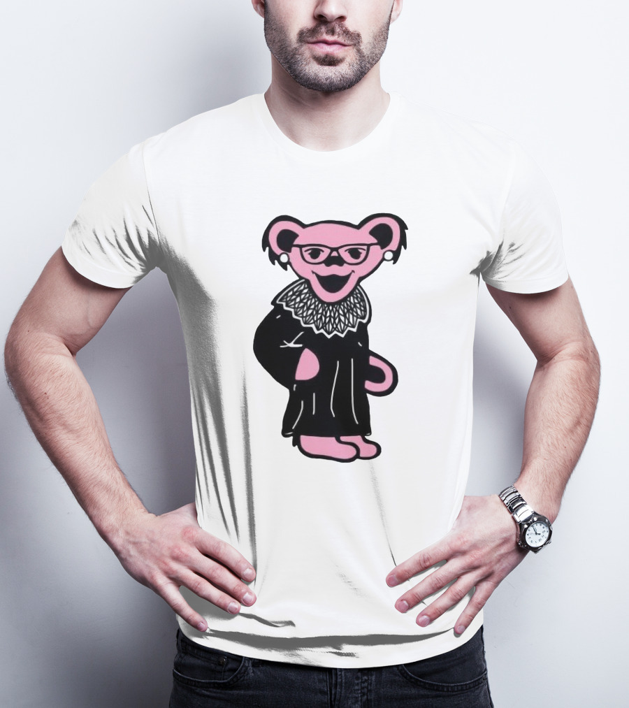 Ruth Bader Ginsburg Grateful Dead Bear T-Shirt