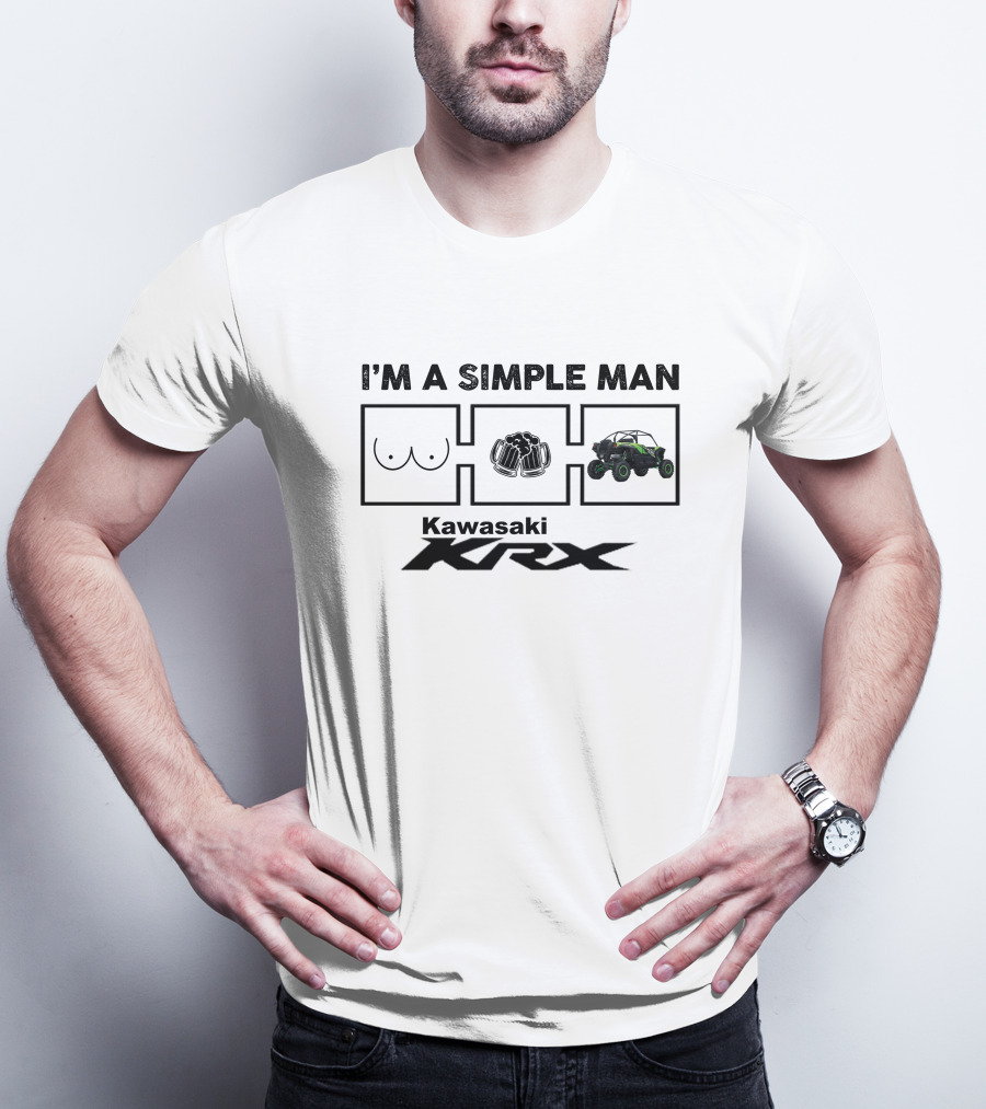 I'm A Simple Man Kawasaki KRX T-Shirt