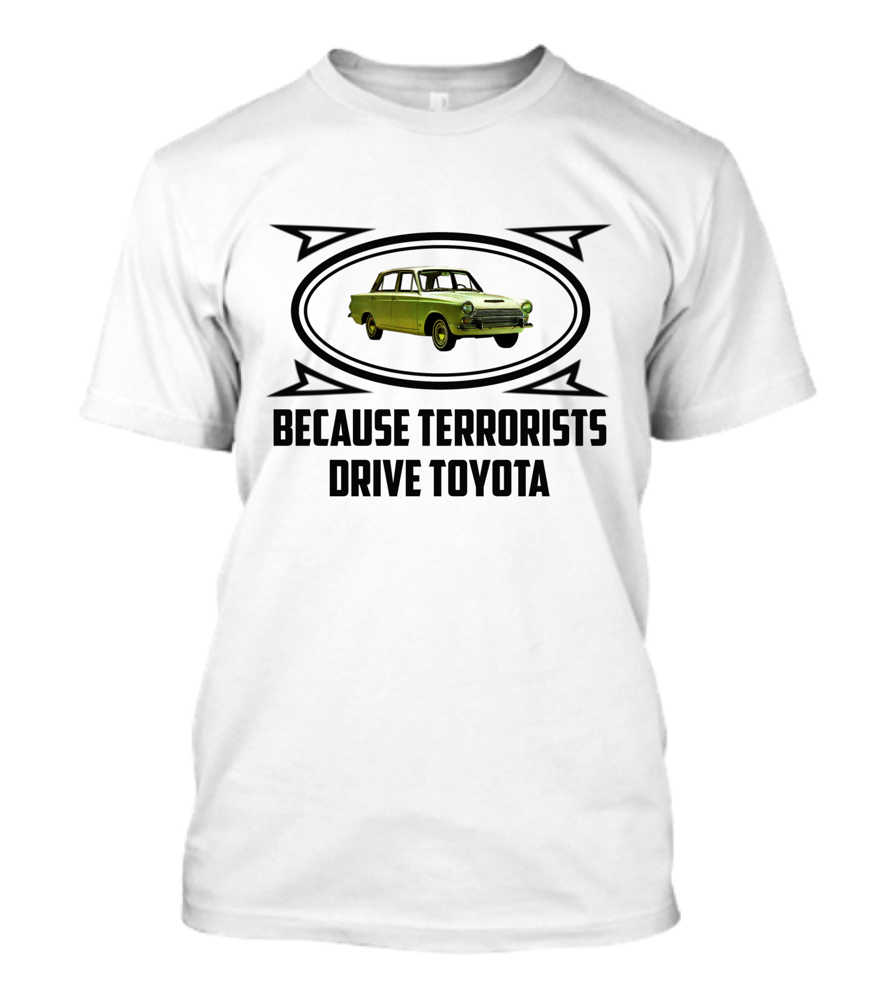 MK1 Cortina Because Terrorists Drive Toyota T-Shirt