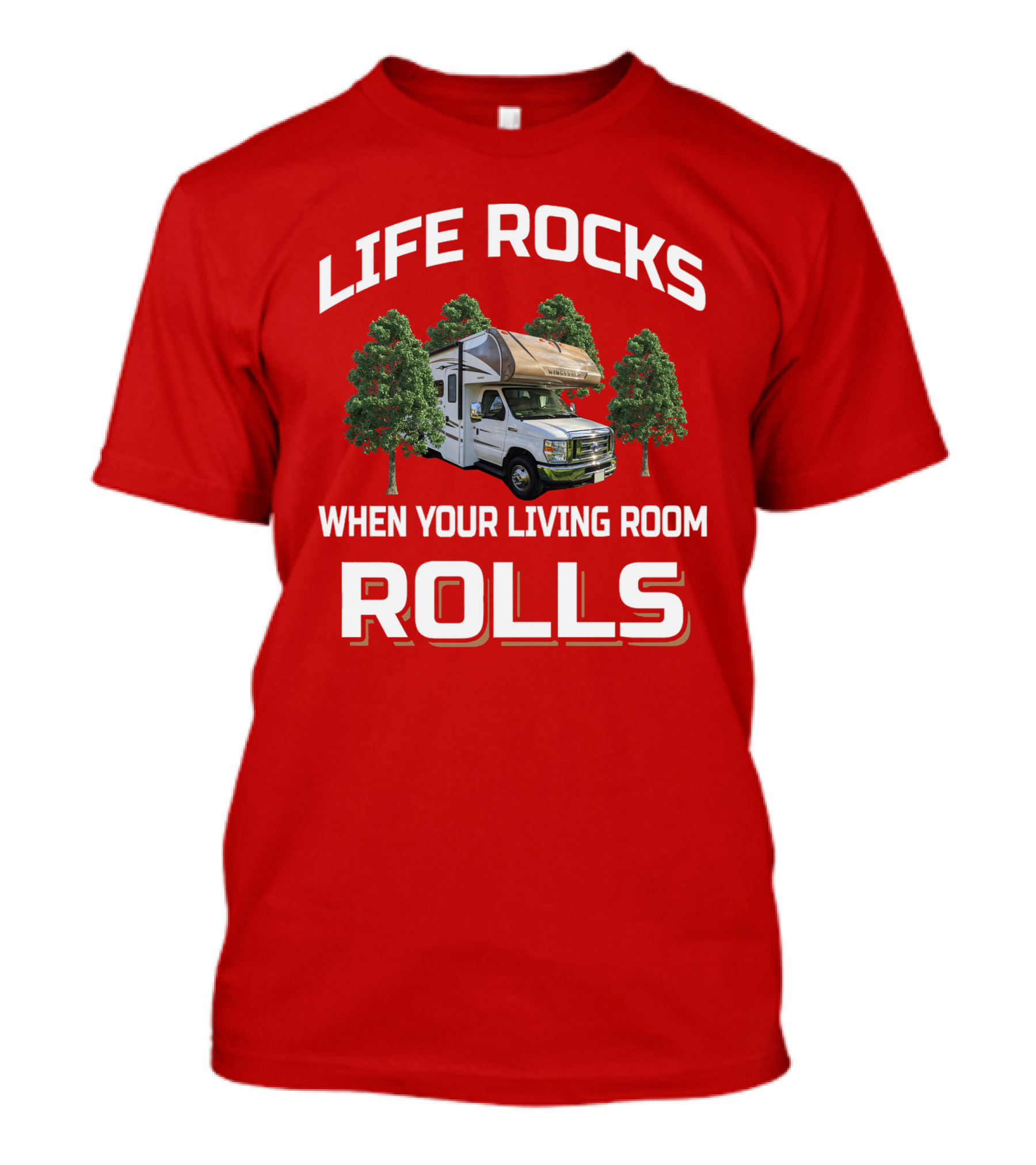 LIFE ROCKS WHEN YOUR LIVING ROOM ROLLS Minnie Winnie T-Shirt