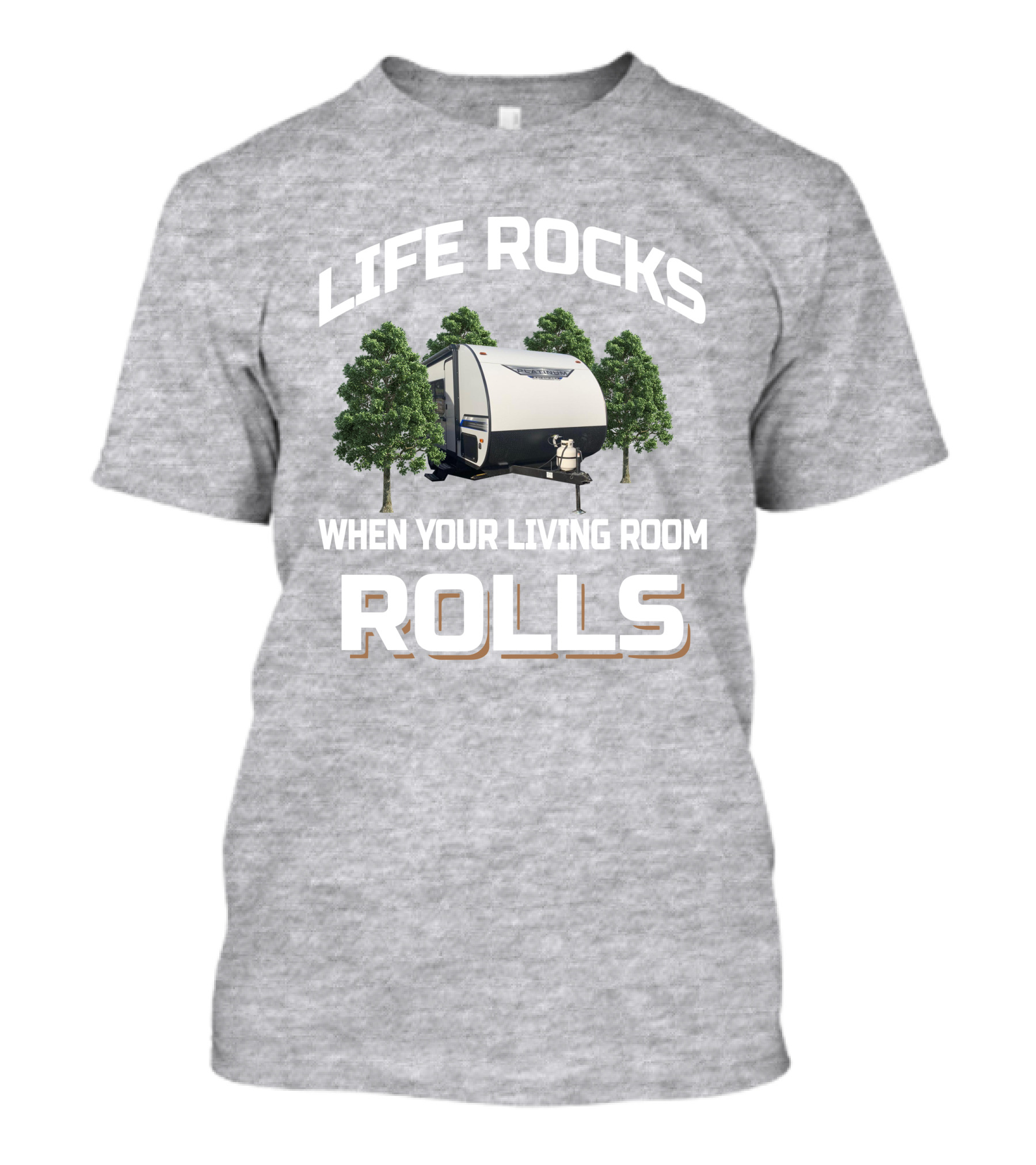 Salem Platinum 179dbk Life Rocks When Your Living Room Rolls T-Shirt