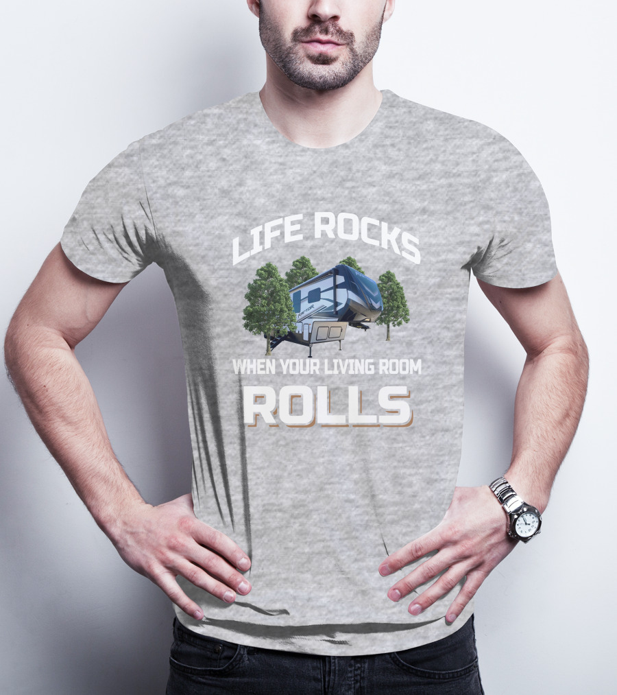 Life Rocks When Your Living Room Rolls Keystone Raptor 429 T-Shirt