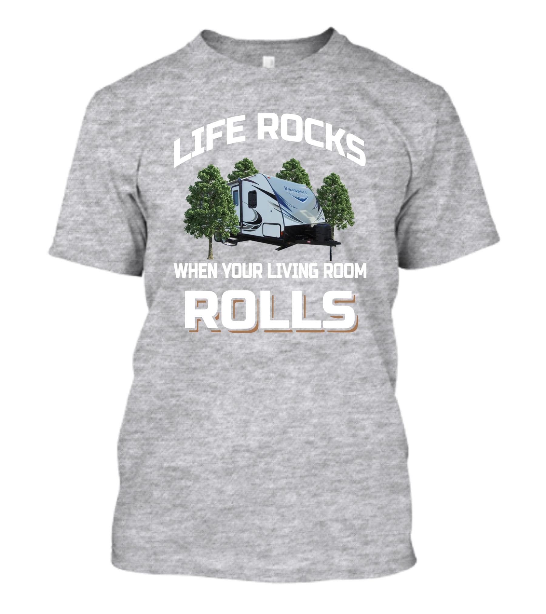 LIFE ROCKS WHEN YOUR LIVING ROOM ROLLS Passport 239ml T-Shirt