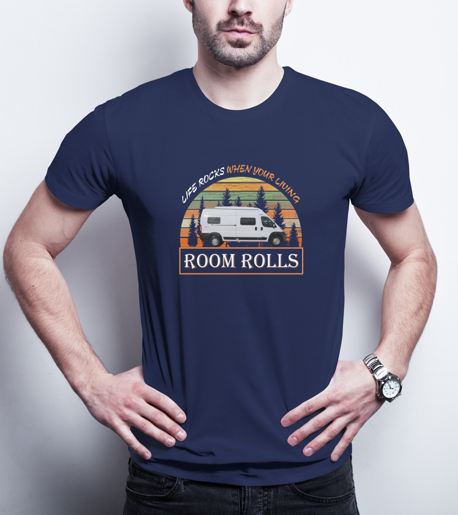 Life Rocks When Your Living Room Rolls Winnebago Solis 59P T-Shirt