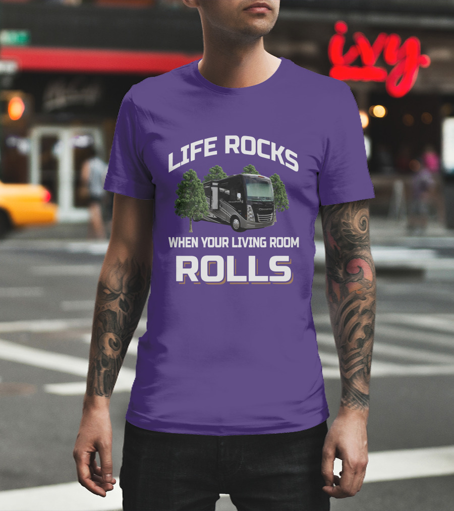 Life Rocks When Your Living Room Rolls Thor Challenger T-Shirt